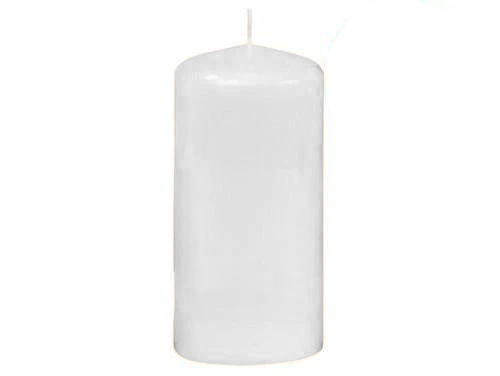 80mm x 150mm White EU Made Pillar Candles (12 Candles) – CandleKing